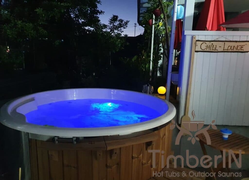 101 Jacuzzi exterior de madera calentador exterior de leña